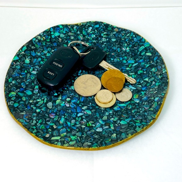 Ariki Industries | Accents | Vintage Paua Shell New Zealand Plate 96s ...